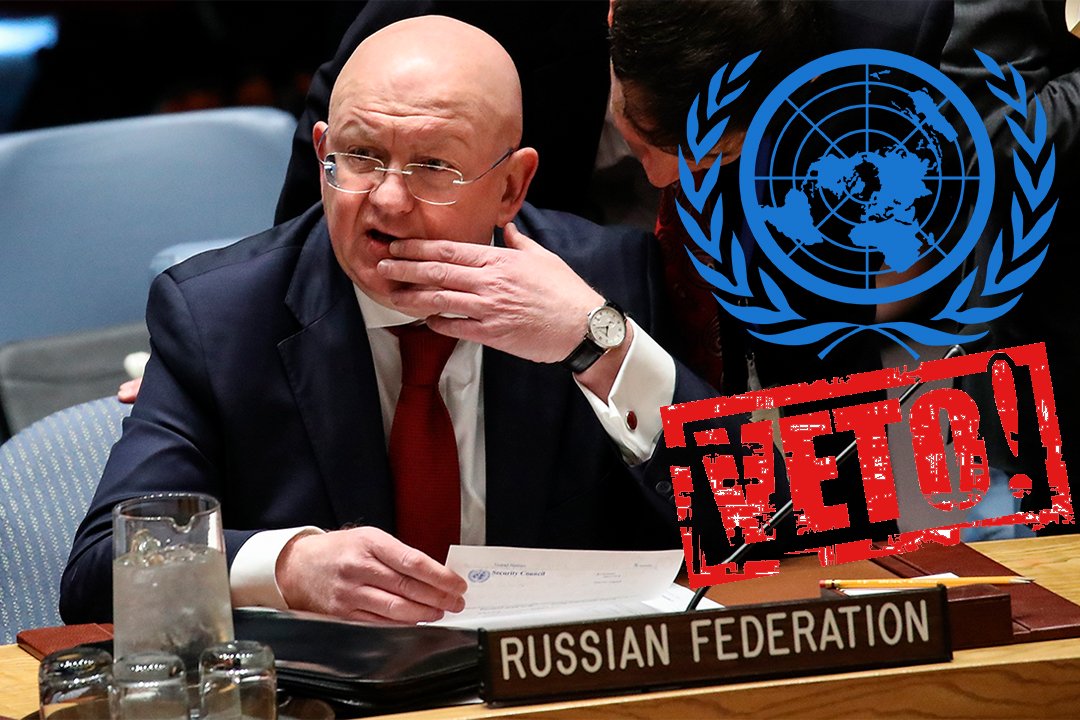 Why Russia's veto right at UN Security Council is unlawful? Legal analysis