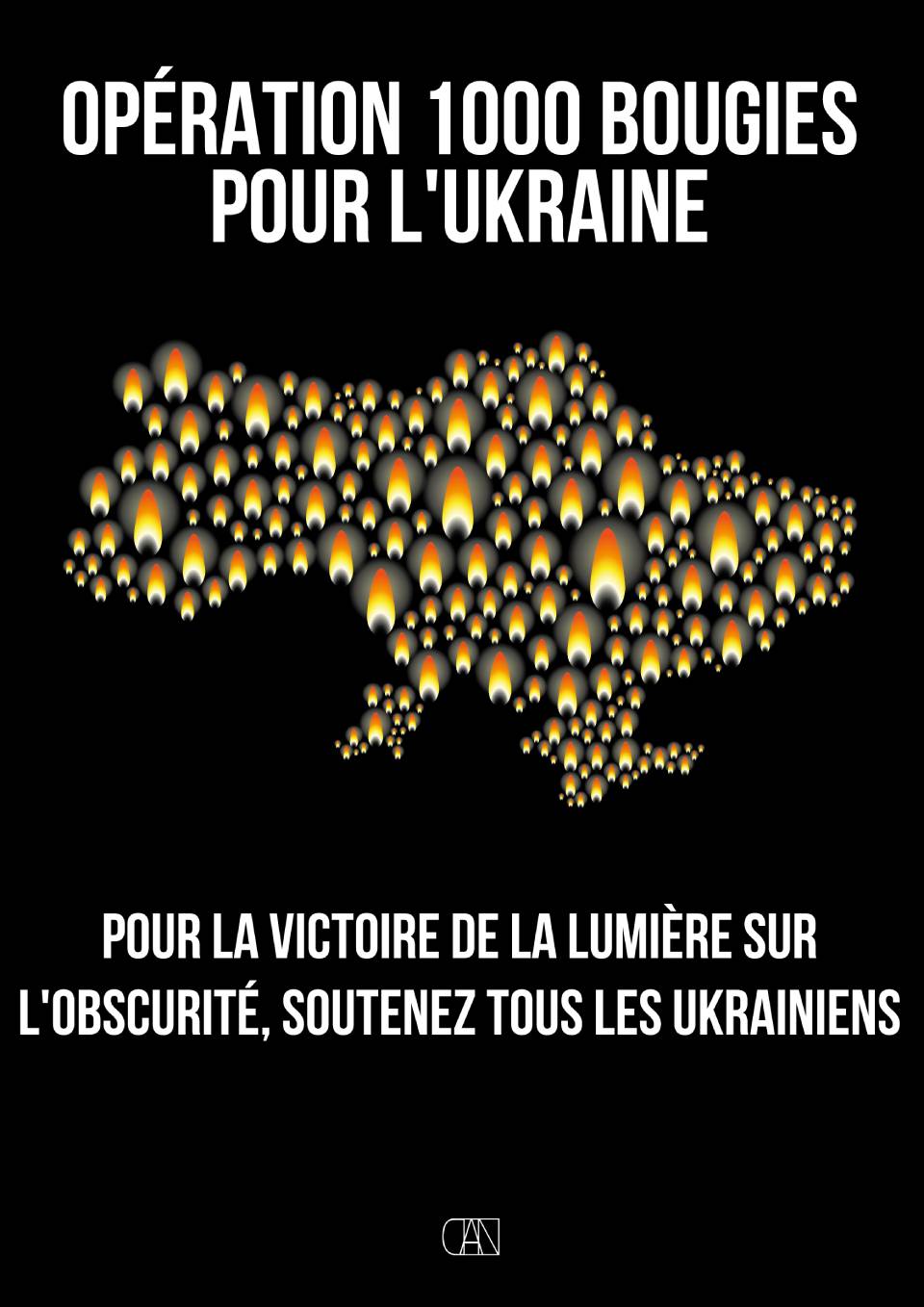 1000 candles for Ukraine in Lyon: "For the victory of light over darkness”