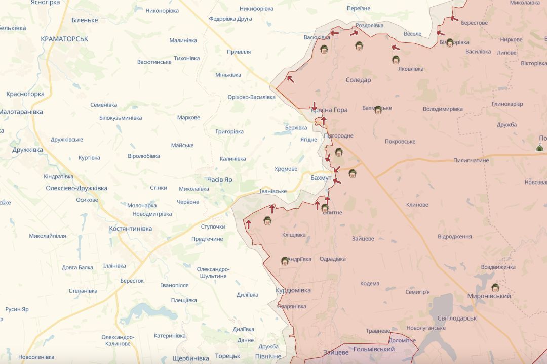Ukraine war live map, February 14: Bakhmut battle, Chasiv Yar battle