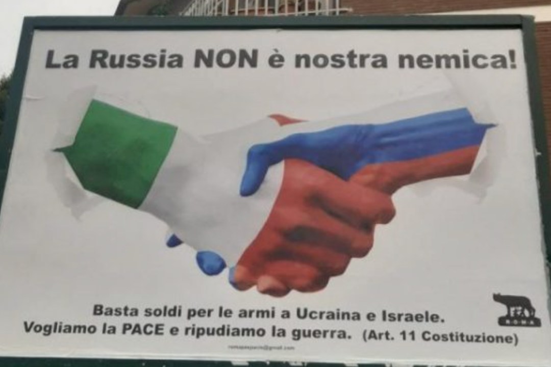Pro-Russian billboard campaign in Italy: is it coordinated from the ...
